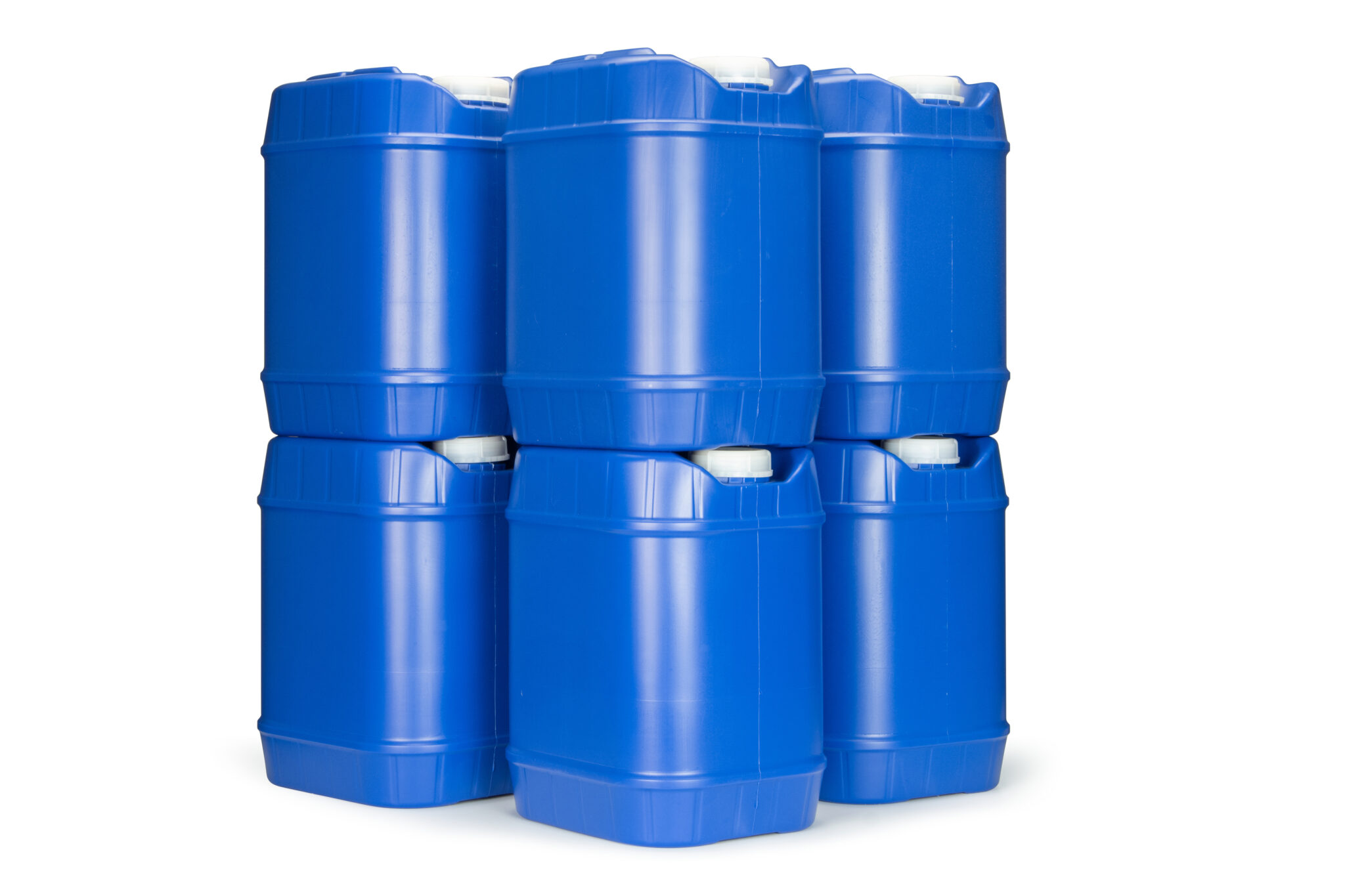5 Gallon Stackable Blue Water Tank ‐ w/spigot – preppersfoodsource.com